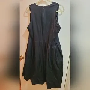 belle poque | Dresses | Belle Poque Black Cotton Retro Style Midi Aline ...